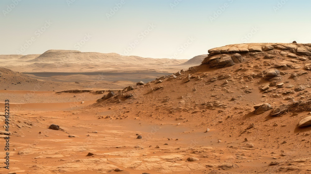 texture mars crustal dichotomy illustration nature world, desert ...