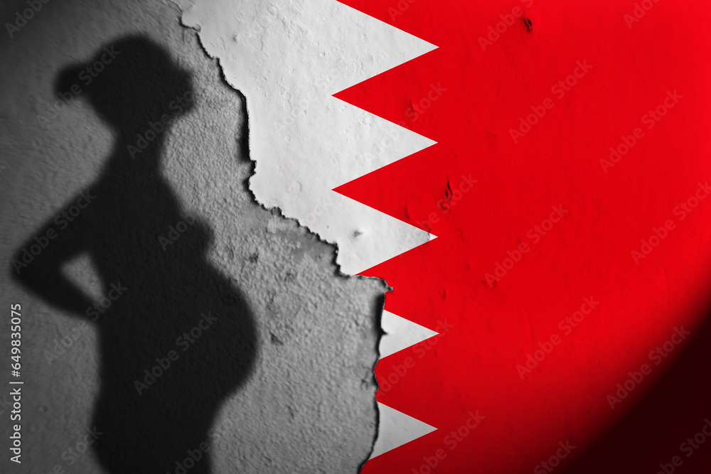 shadow of a pregnant woman in bahrain. Population in bahrain. Stock ...