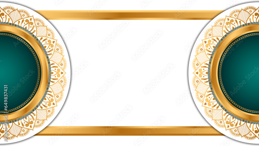 Elegant modern blank blue gold graduation certificate border frame ...