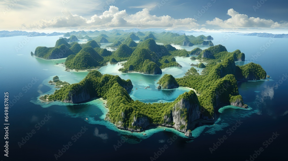 travel tropical, palawan island, tourism asia archipelago Stock Photo ...