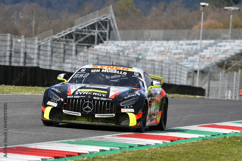 Scarperia, 23 March 2023: Mercedes-AMG GT4 of Team Buggyra ZM Racing ...