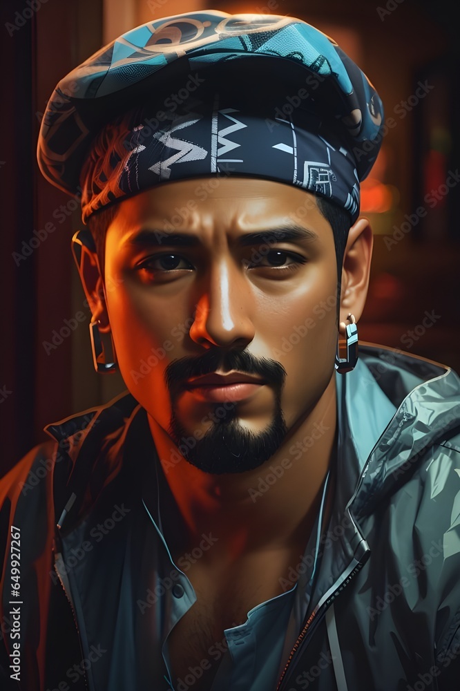 Cholo Subculture Generative AI Stock Illustration | Adobe Stock