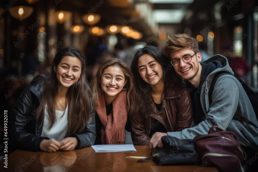 International students studying together, representing the power of ...