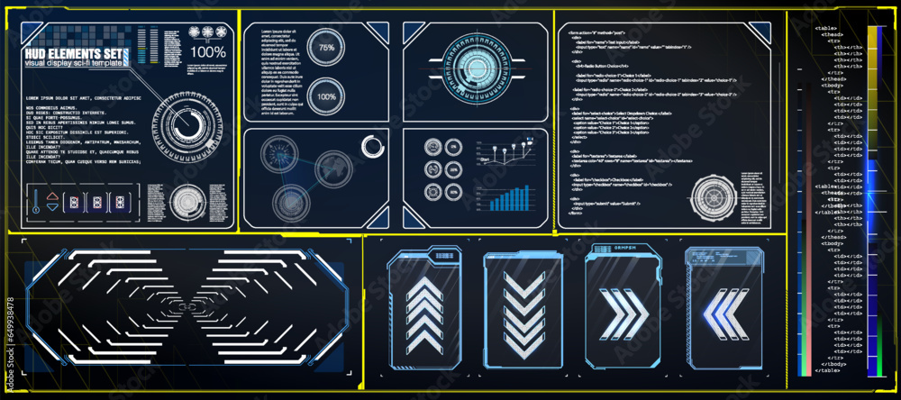 Retrofuturistic digital set 80s and 90s interface elements. Trendy 2023 shapes with Futuristic ...