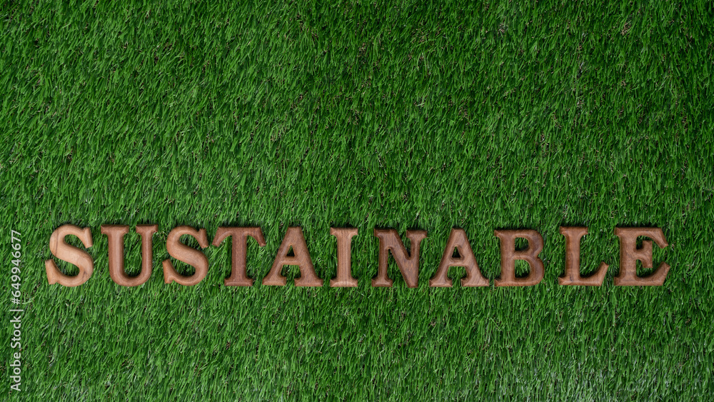 Environmentally sustainable and eco awareness campaign with text ...