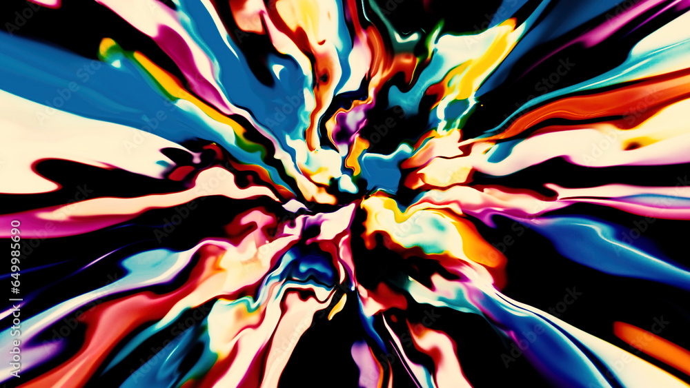 Abstract colorful contrasting lines background. Motion. Stripes of ...