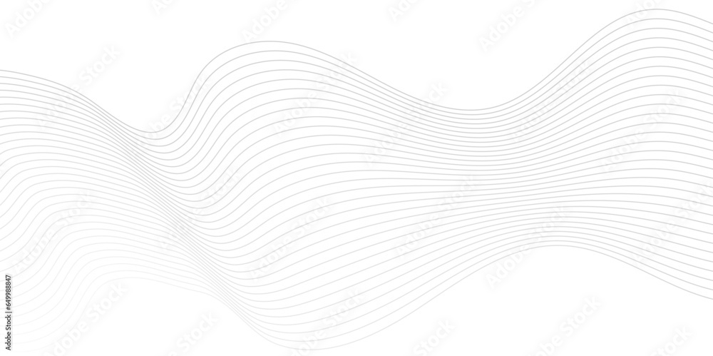 Seamless Abstract grey smooth wave lines element swoosh speed wave ...