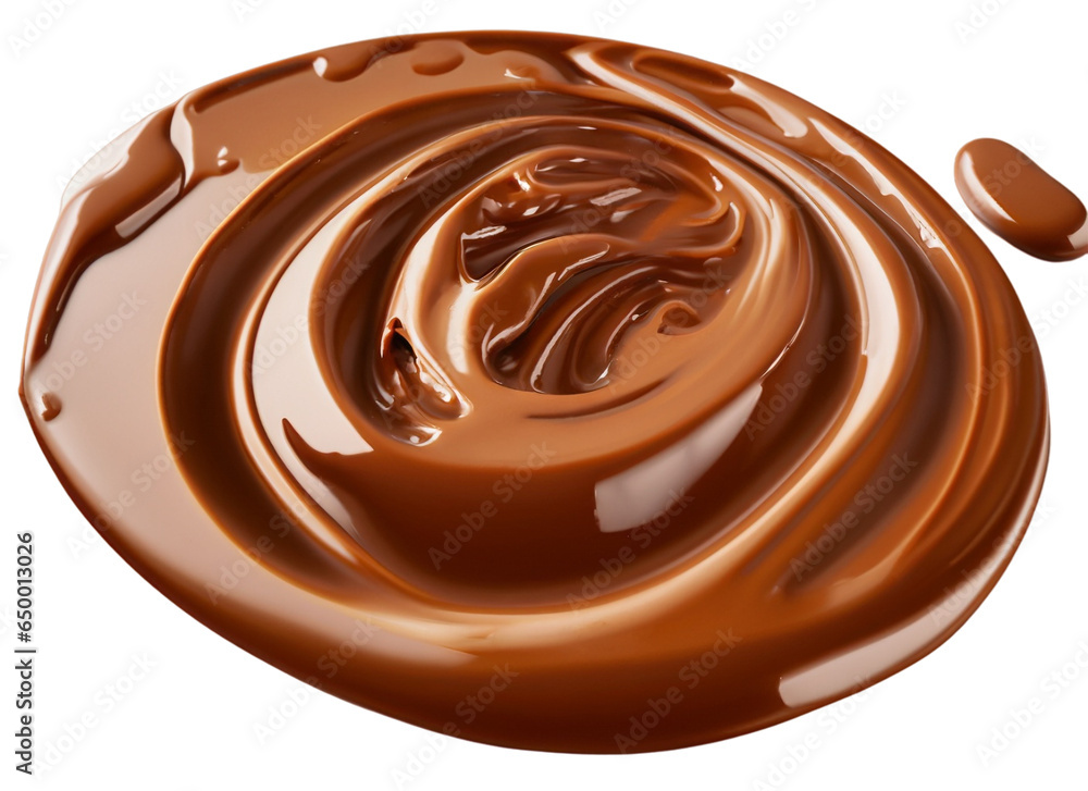 Chocolate Smear On Transparent Background Png Stock Illustration ...