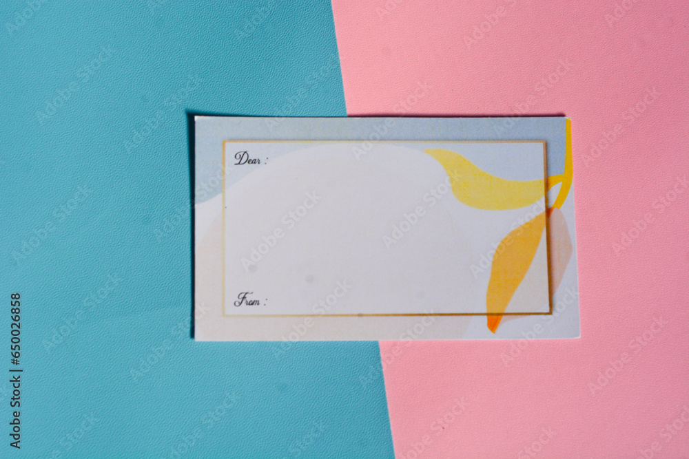 Name card frames, greeting cards are suitable for templates Stock Photo ...