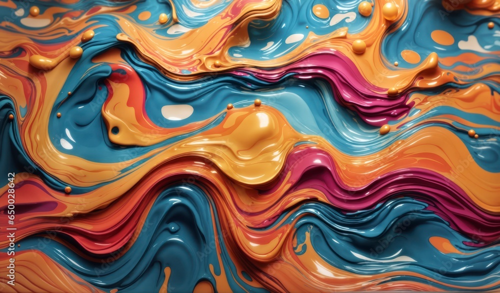 Design an abstract background where the beauty of wavy liquid patterns ...