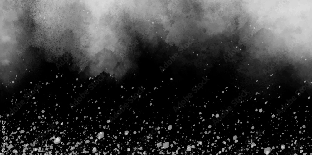 Gray smoke or fog color isolated on transparent dark background ...