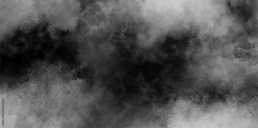 Gray smoke or fog color isolated on transparent dark background ...