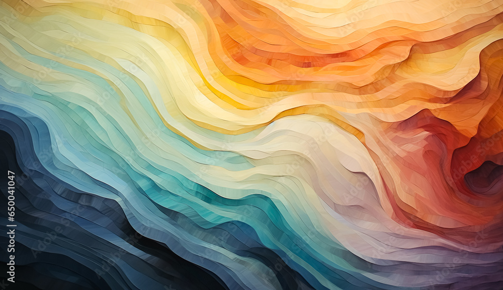 Abstract flowing of nature pattern lines texture color background ...