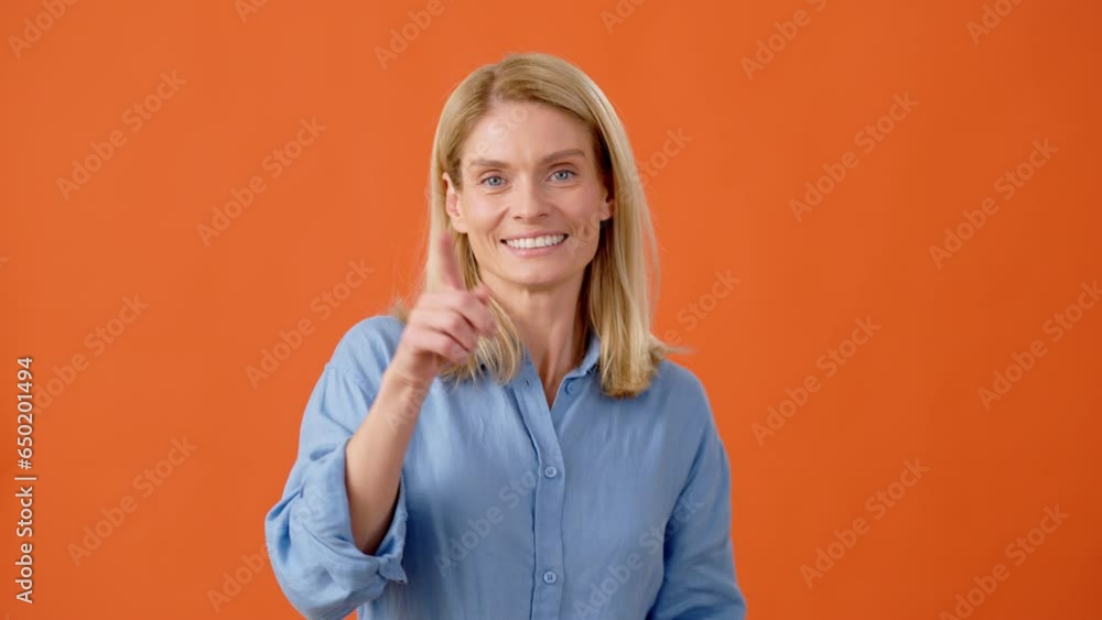 Cheerful female dancing and making funny movements Stock Video | Adobe ...