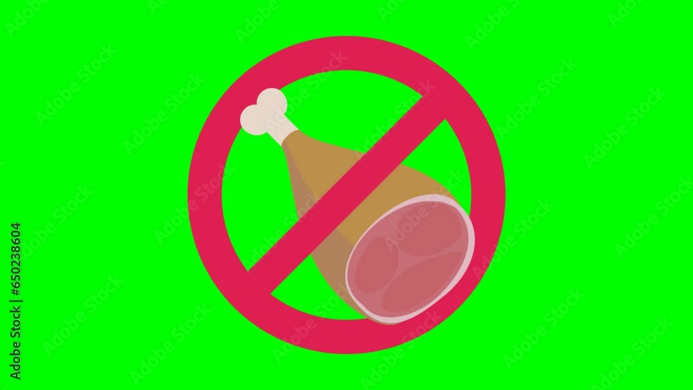 Animation of the prohibition of the appearance and disappearance of a ...