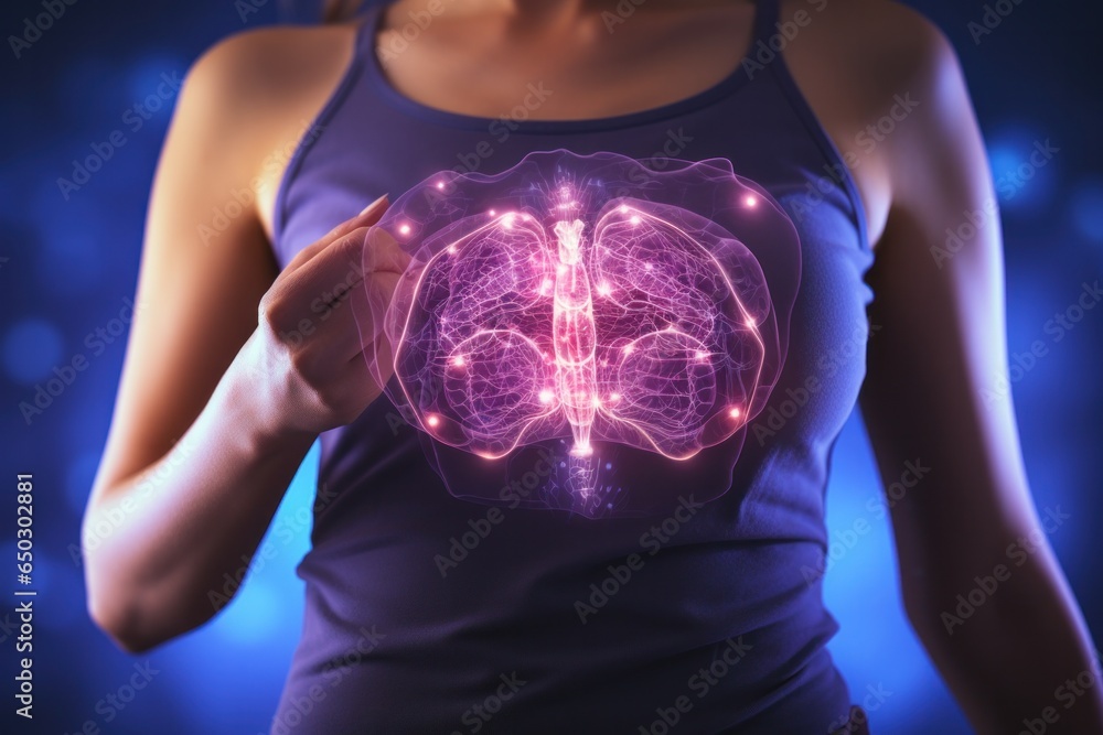 Details of pain highlighted in persons body. Medical concept with areas ...