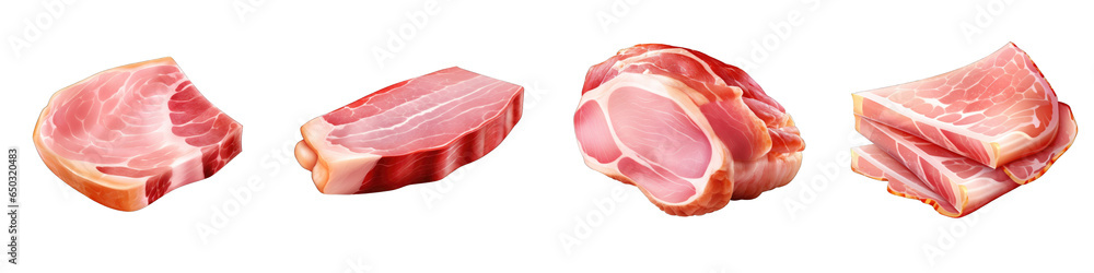 Ham clipart collection, vector, icons isolated on transparent ...