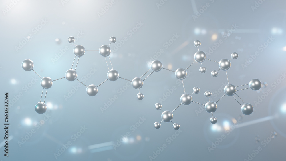 nifurtimox molecular structure, 3d model molecule, antiprotozoals ...