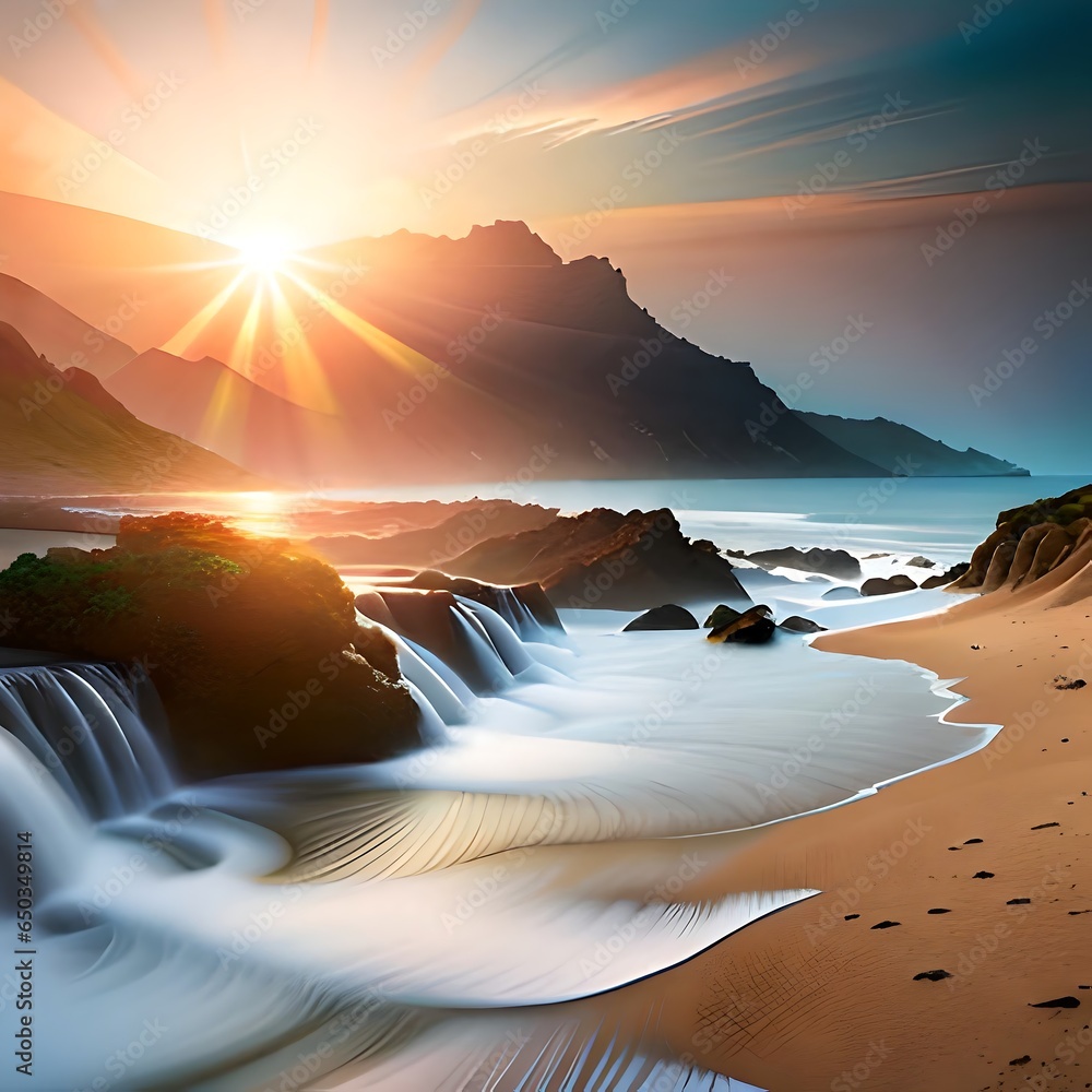 Sweltering summer heat, with the relentless sun beating down. Image ...