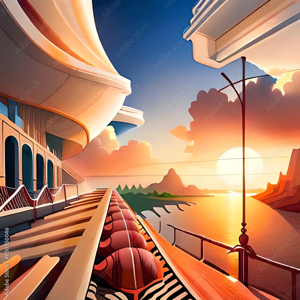 Sweltering summer heat, with the relentless sun beating down. Image ...