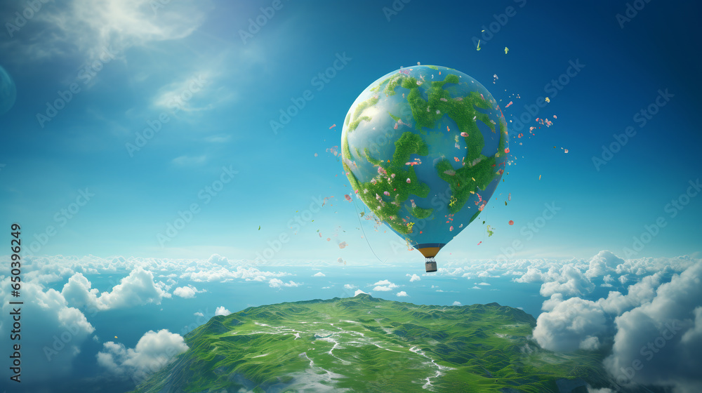 World ozone day. save the planet. the need to preserve the ozone layer ...
