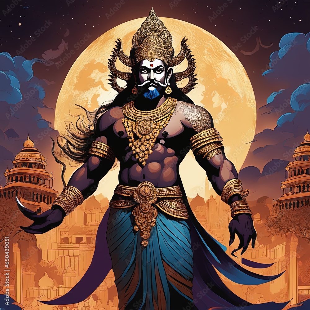 illustration of hindu god rama or rama, ramana rama is the most popular ...