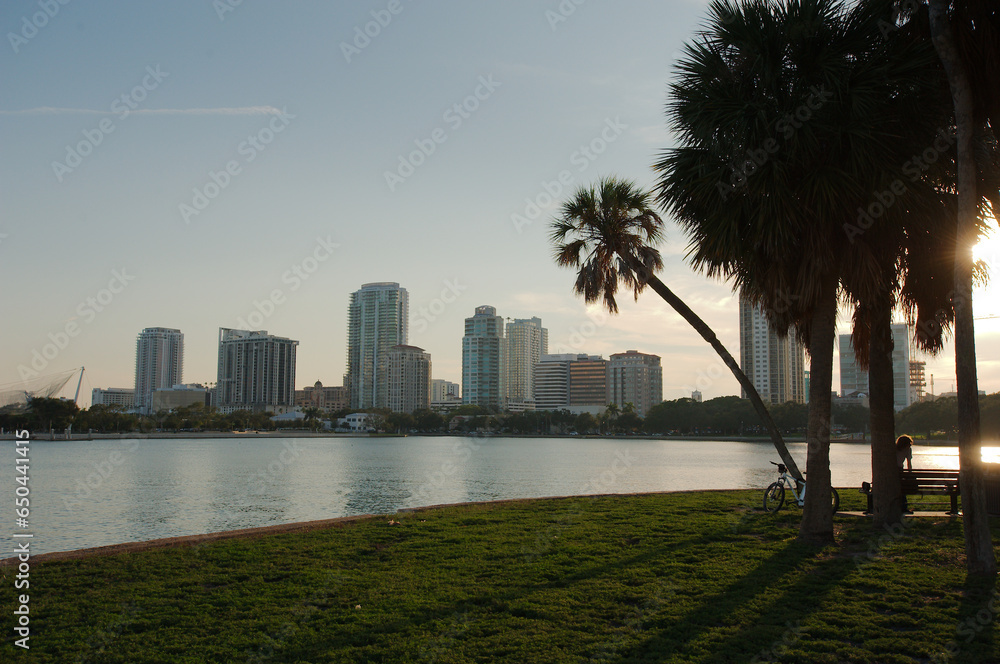 Vinoy Yacht Basin Marina in St. Petersburg, Florida and Park in the ...