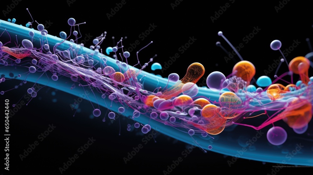 Stockfoto med beskrivningen The vivid depiction showcases the integral ...