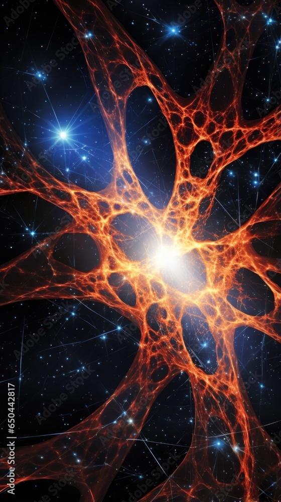 A captivating snapshot unveiling the enigmatic spiderweblike pattern of ...