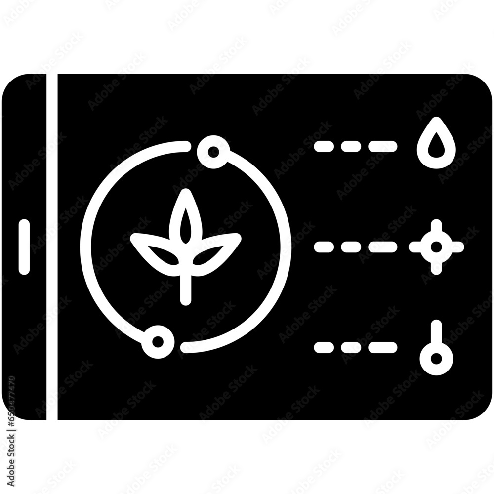 Agritech Icon. Smart Farming Technology Symbol Stock Illustration ...
