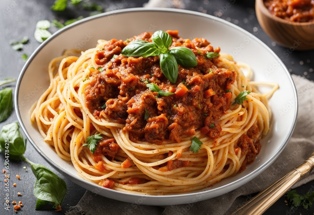 comforting bowl of spaghetti bolognese,but instead spaghetti use ...