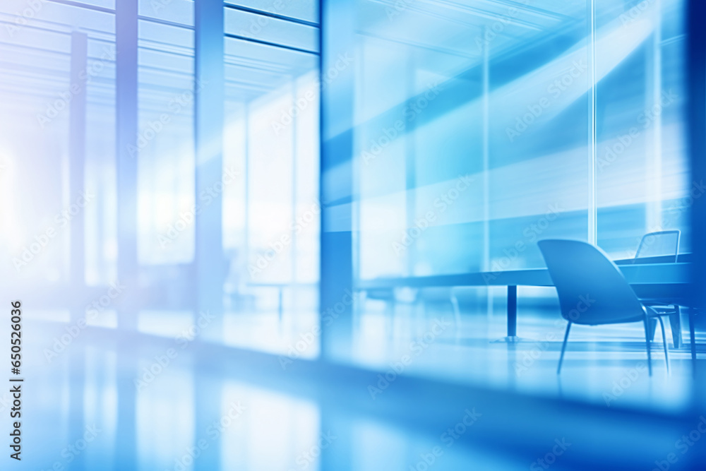 Blurred modern business office interior room for background in business ...