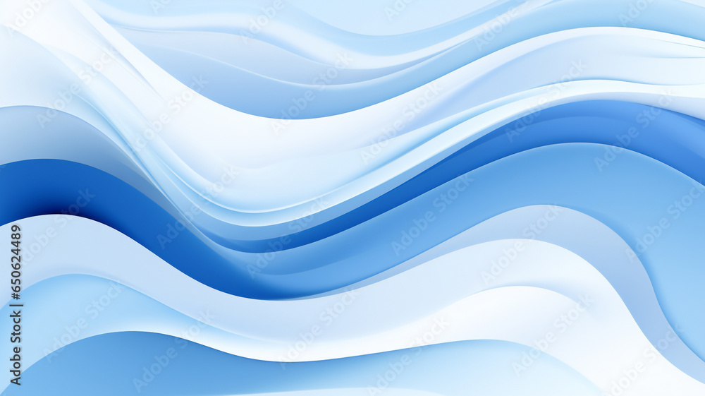 Blue wave pattern background with fluid graphic curves for a modern ...