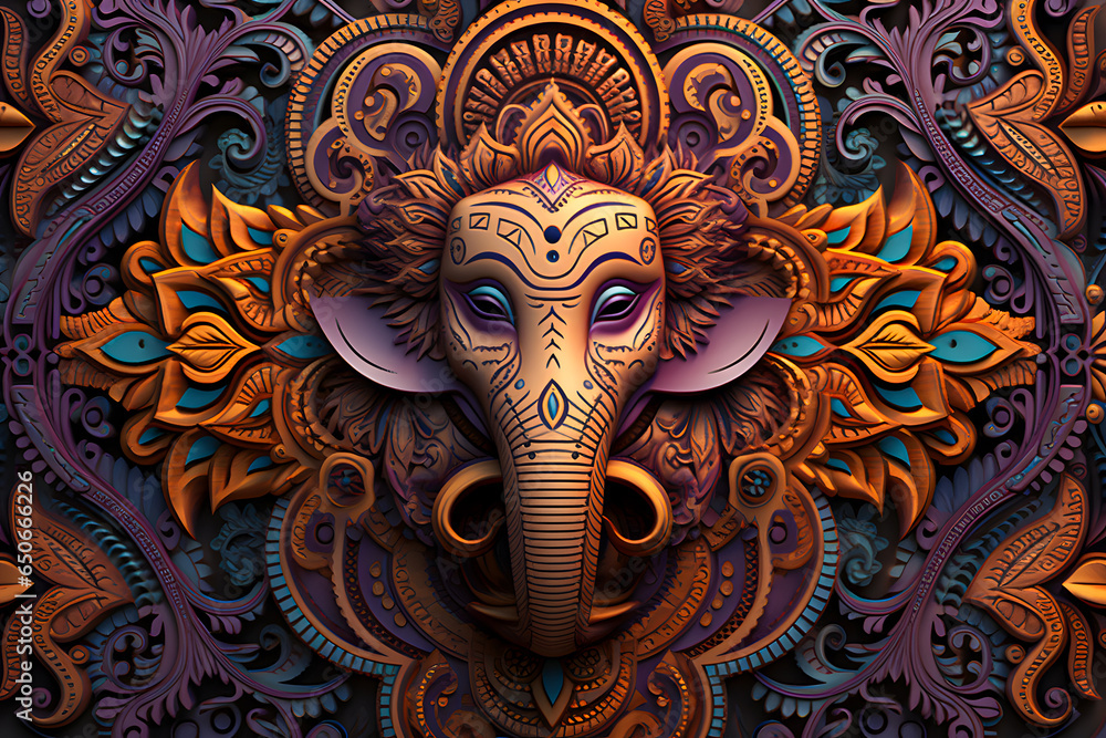 Spiritual Hinduism Patterns: 2D Backgrounds Inspired by the Rich ...