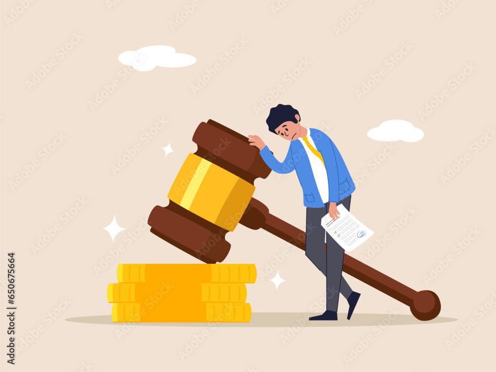 Traffic charge bill concept. Penalty fine to pay for prohibited legal ...