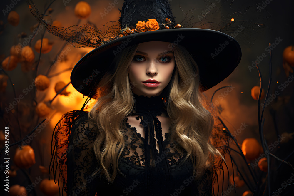 Stylish Witch Fashion: Trendsetting Images - Young Witch in High-End ...