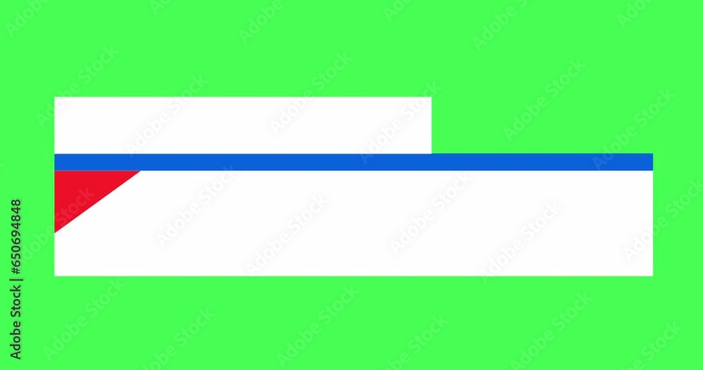 Trendy modern stylish lower third intro infographic title bar motion ...