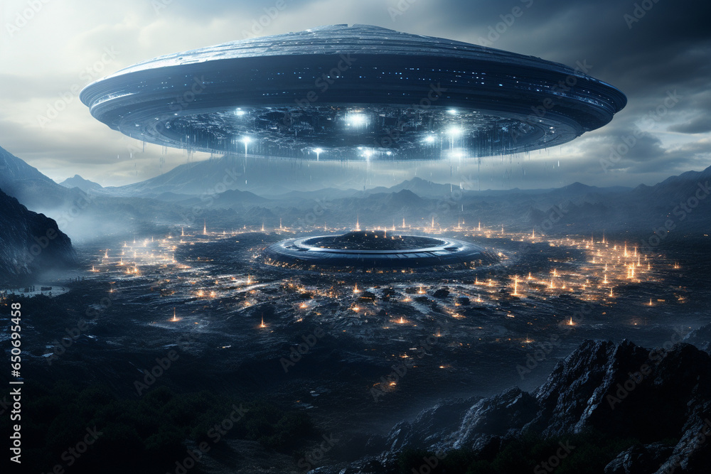 advanced alien technology integrated seamlessly into our daily lives ...