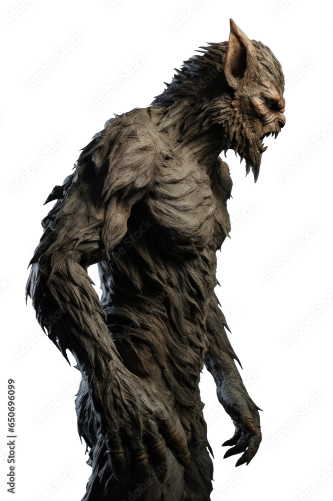 scary werewolf, png file of isolated cutout object on transparent ...