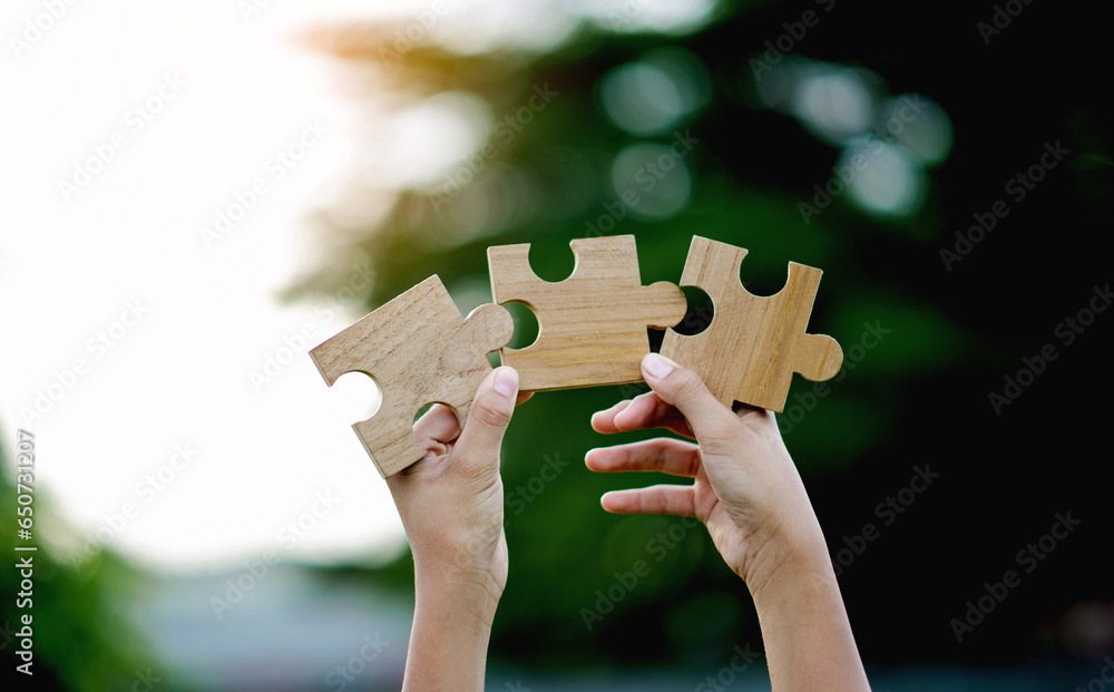 Jigsaw Puzzle Pieces Important Components Good work energy, connection ...