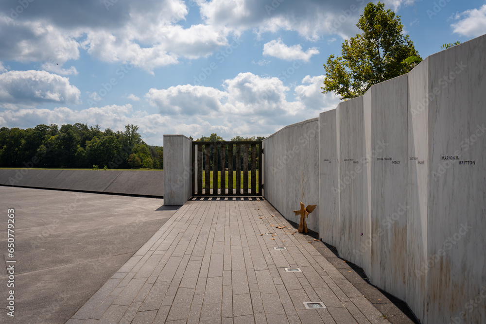 Stoystown, PA, USA: The Flight 93 National Memorial located at crash ...