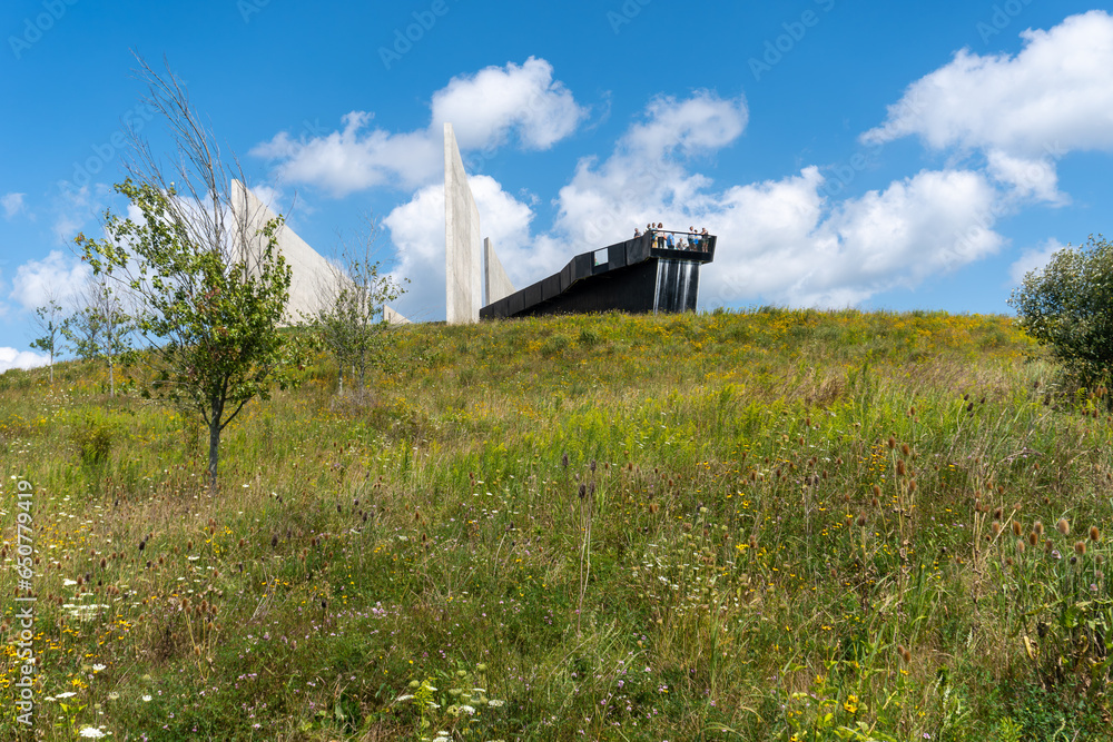 Stoystown, PA, USA: The Flight 93 National Memorial at September 11 ...