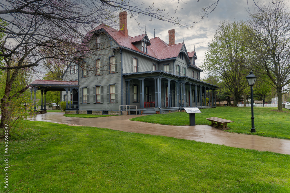 Mentor, Ohio: James A. Garfield National Historic Site. Lawnfield ...