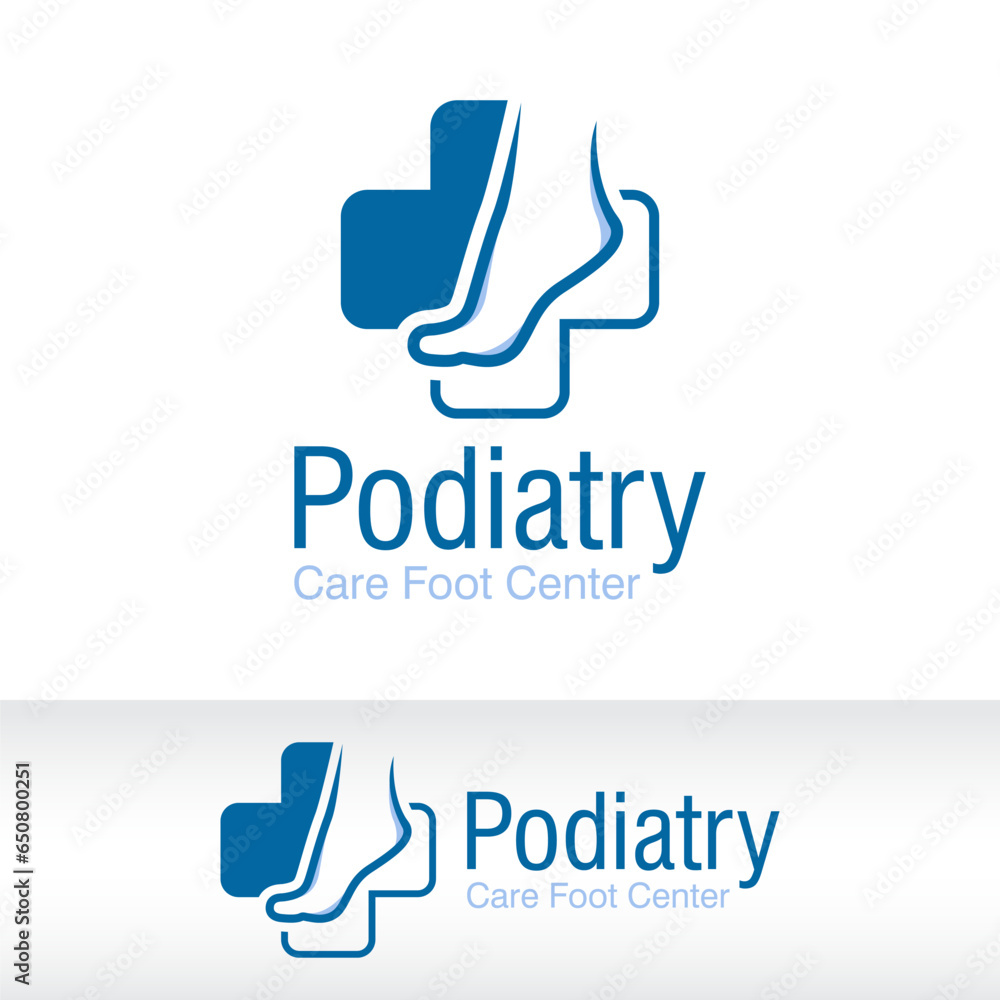 podiatry logo design vector icon symbol template Векторный объект Stock ...