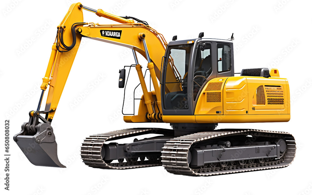 Power Shovel Isolated on a Transparent Background PNG. Generative AI ...
