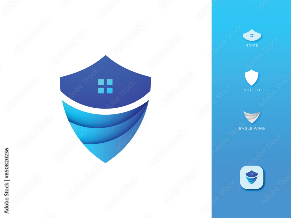 abstract modern creative security real estate logo design, creative ...