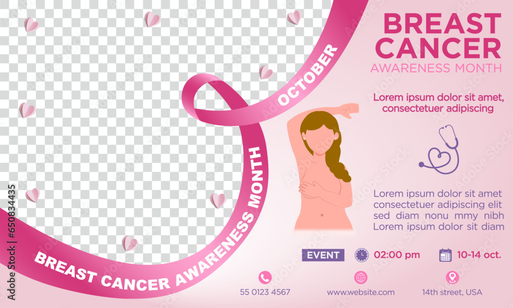 Vetor de Banner plantilla del Día Internacional de lucha contra el ...