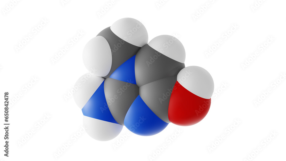 creatinine molecule, creatine breakdown product molecular structure ...