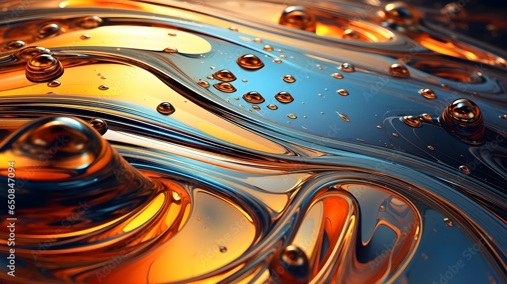 Liquid Metal Dreams, Mercury rivers, molten reflections, metallic ...