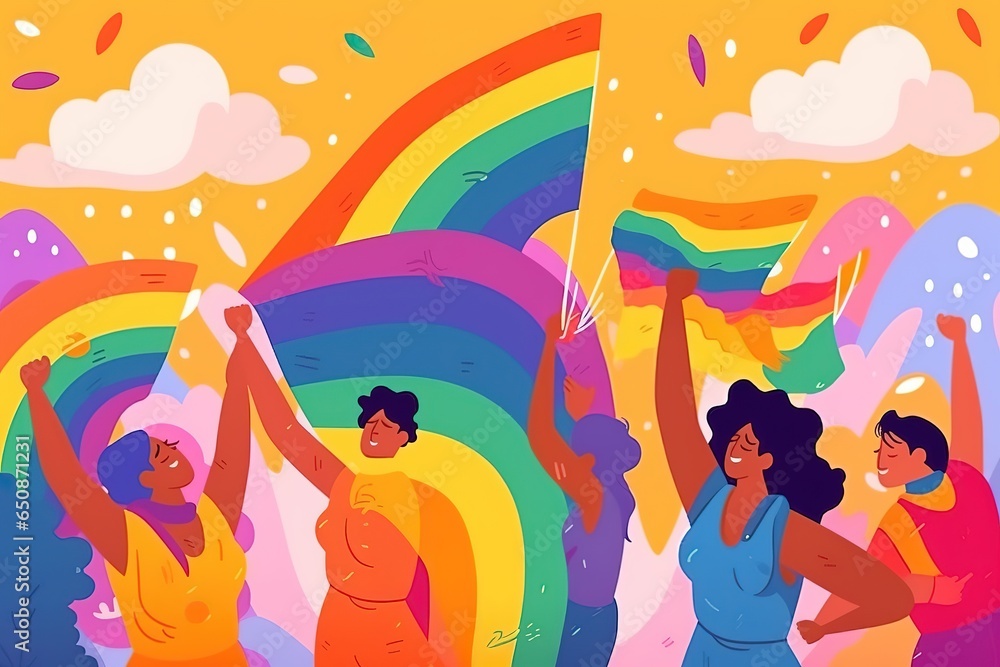 Happy Pride Day. Pride Month Concept. Pride Month Background. Pride ...